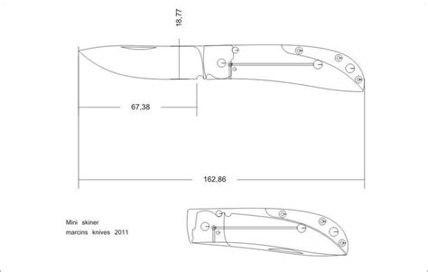 Friction Folder Knife Template