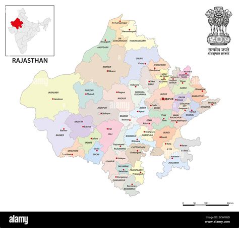 New Map Of Rajasthan