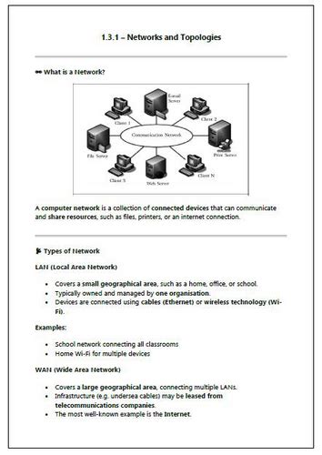 J277 Ocr Gcse Computer Science Computer Networks Connections And