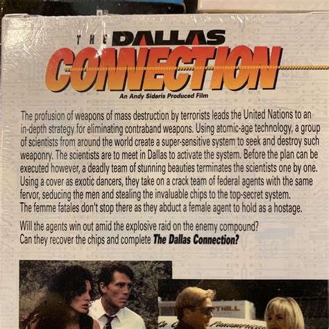 The Dallas Connection Vhs 1994 For Sale Online Ebay