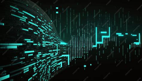 Premium Photo Technology Background Data Flow Concept Business