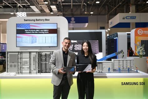 Samsung Sdi Showcased Its Next Generation Ess Battery Lineup