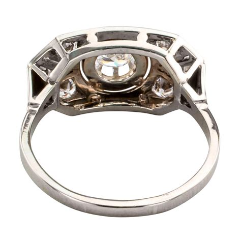 1940s Diamond White Gold Engagement Ring At 1stdibs 1940s Engagement