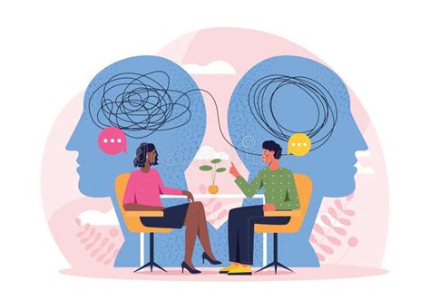 Therapist Client Untangle Stock Illustrations 9 Therapist Client