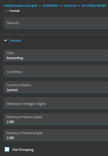 No Show Summaries Option In Baq Driven Panel Grid Overflow Menu