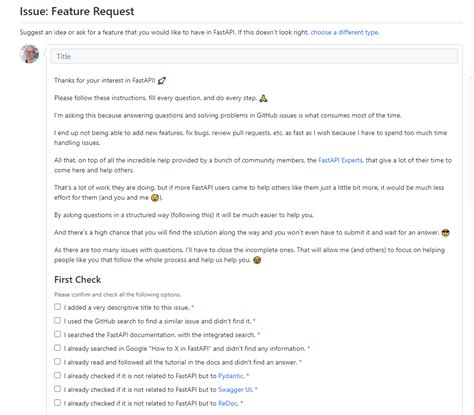 Make Issues And Feature Request Template Cool Welcoming Easy To Use And Support Community