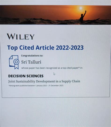 Sustainability Contracts Supplychain Coordination Sri Talluri