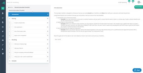 Share A Checklist Checkflow