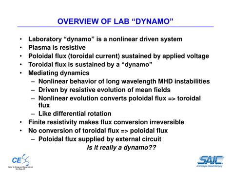 ppt nonlinear computation of laboratory dynamos powerpoint