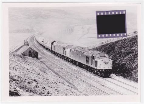 Class 40s Settle And Carlisle Railtour Original Photograph And 35mm