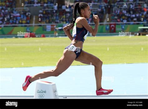 France Floria Guei Athlétisme Femmes 400 M Pendant Les Jeux Olympiques