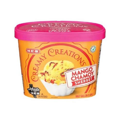 Heb Helado Sherbet Mango Chamoy 189 Lt H E B México