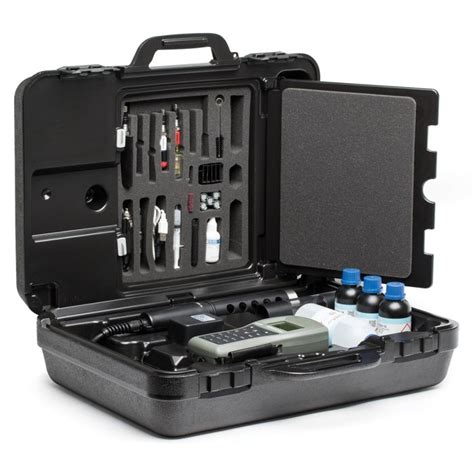 Multiparameter Ph Ise Ec Do Turbidity Waterproof Meter With Gps Option Hi9829 Hanna