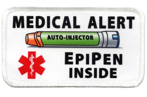 Epipen Jr Auto Injector Inside Medical Alert 25 X 45 Inch