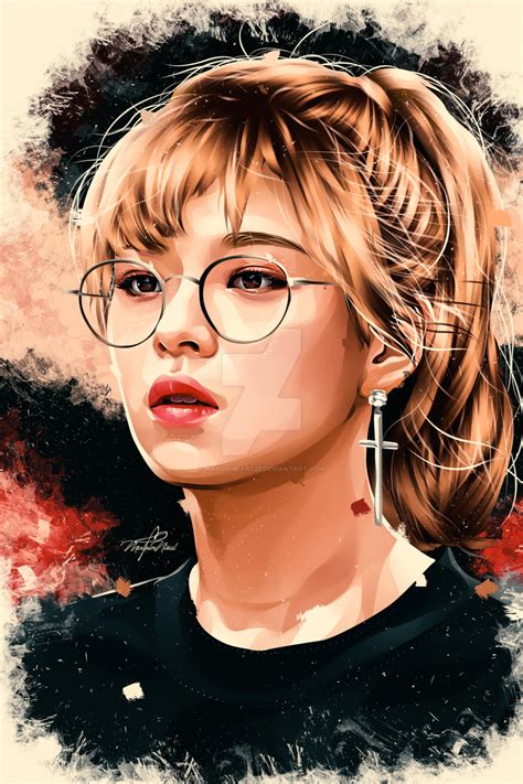 Jeongyeon Twice Fan Art By Marloweart22 On Deviantart Arte De Fã