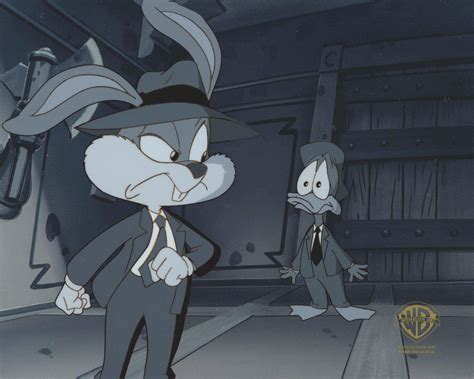 Tiny Toons Original Production Cel Buster Bunny And Plucky Duck