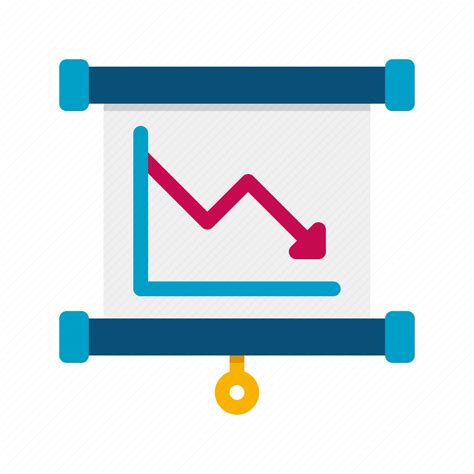 Decrease Analytics Presentation Arrow Icon Download On Iconfinder