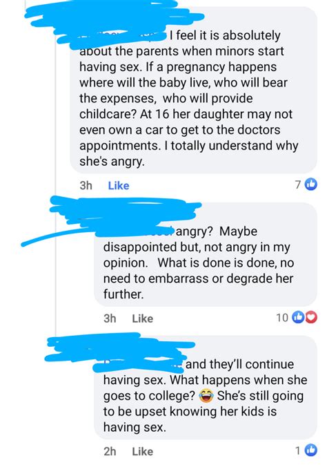 My Daughter Didnt Tell Me She Had Sex So Im Mad Now Im Going To