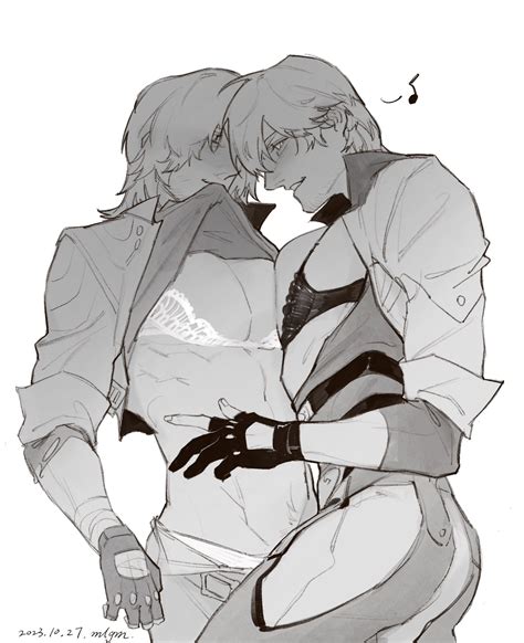 Rule 34 2boys Ambush Trap Bara Clothed Crossdressing Dante Devil