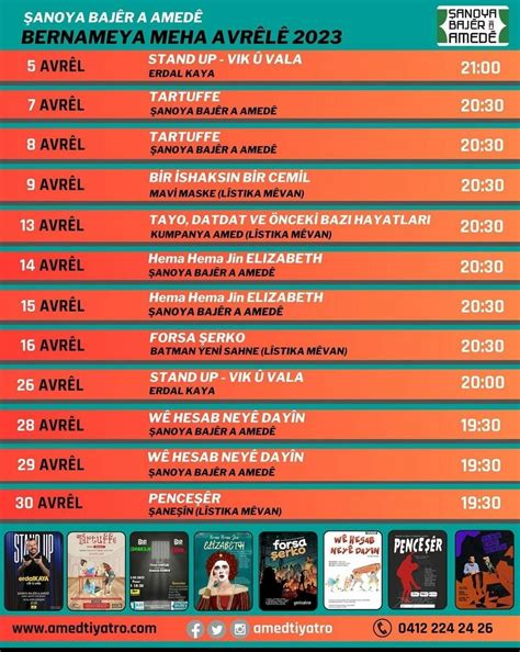 Bernameya Şanoya Bajêr A Amedê Ya Nîsanê Aşkera Bû Xwebun