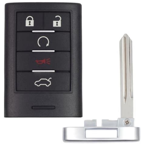 1x New Smart Key Fob Proximity Remote Control For Cadillac Sts Cts
