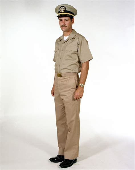 Mens Working Khaki Officer 1983 Pantaloni Da Donna Costumi Rashian