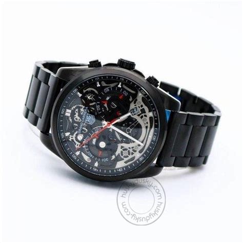 Cr7 Diagno Black Chronograph Multi Dial Stainless Steel Mens Tag Heuer