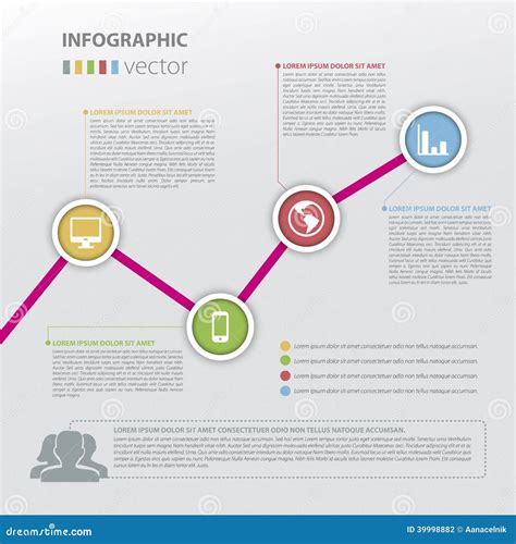 Business Concept Template Stock Vector Illustration Of Chart 39998882