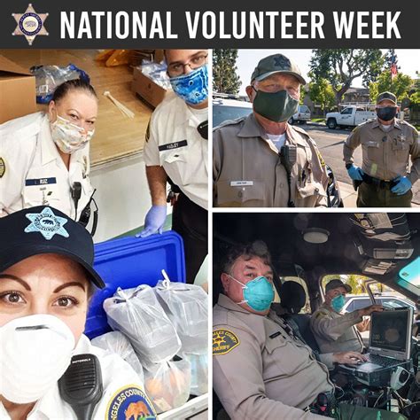 National Volunteer Week 2020 Los Angeles County Sheriffs Department