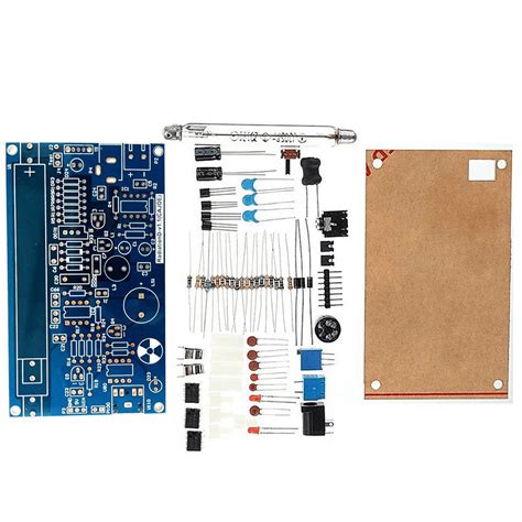 Diy Assemble Geiger Counter Kit Module Nuclear Radiation Detector With Sound And Light Alarm