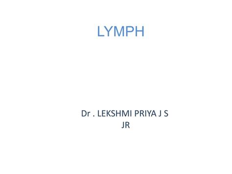 Lymph Definition Formation And Factors Affecting Lymph Flow Including