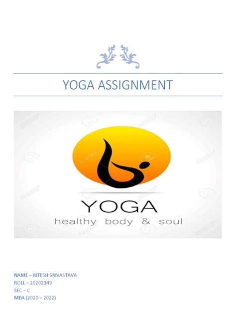 Yoga Assignment Pdf Yoga Meditation