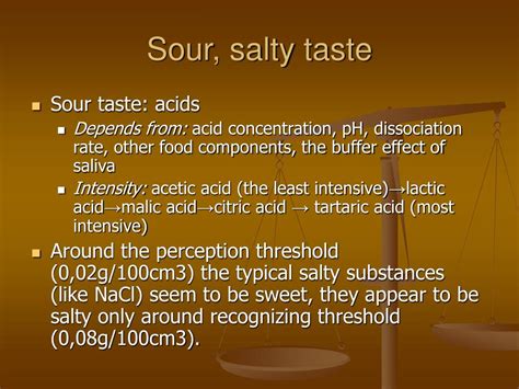Ppt The Role Of Organoleptic Inspection In Food Qualification