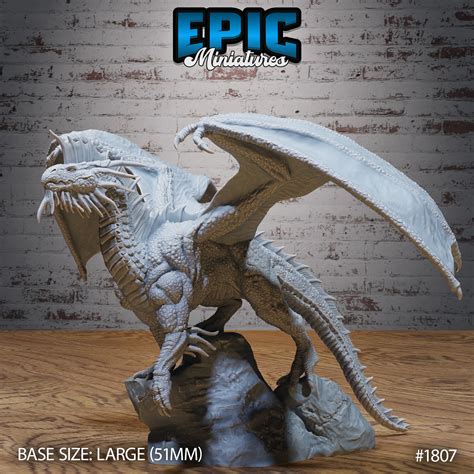 Young Silver Dragon Large