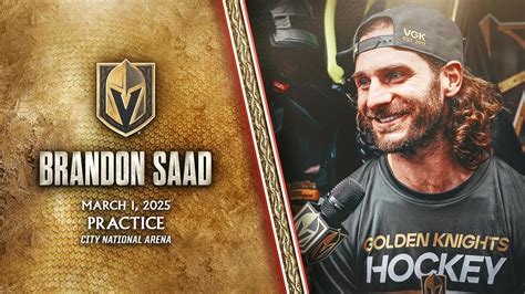 Brandon Saad 31 Vegas Golden Knights