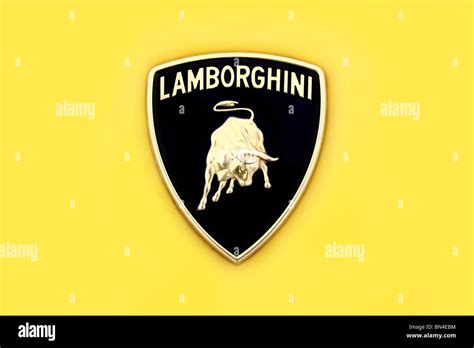 Lamborghini Bull Logo Yellow