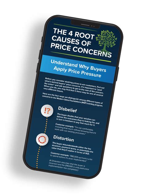 Infographic 4 Root Causes Of Price Concerns Sparxiq