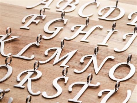Cursive Letters Lucky Tags
