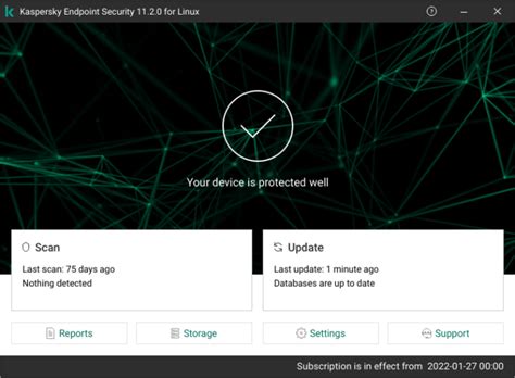 Kaspersky Endpoint Security Linux 1 Year 1 User Laptopwithlinux