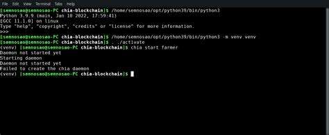 Bug Chia Does Not Work With Python 310 · Issue 8807 · Chia Networkchia Blockchain · Github