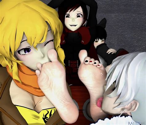 Rule 34 3d 4girls Big Feet Black Hair Blake Belladonna Blonde Hair