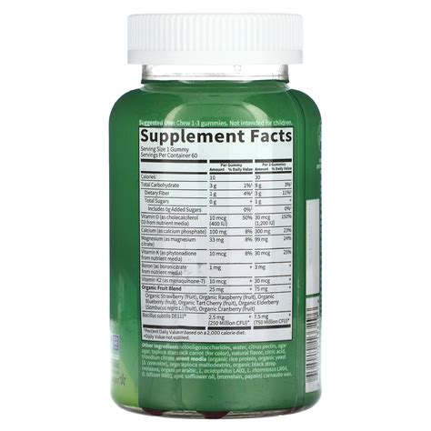 Garden Of Life Vitamin Code Gummies Calcium And Magnesium Raspberry