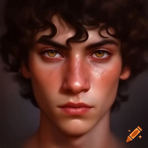 Two Young Men At The Beach One With Dark Hair And Eyes The Other With