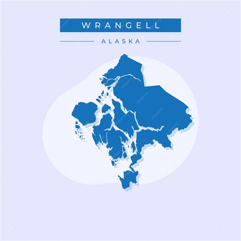 Premium Vector Vector Illustration Vector Of Wrangell Map Alaska