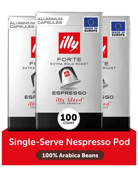Illy Espresso Coffee Pods For Original Machines Forte Extra Bold Roast