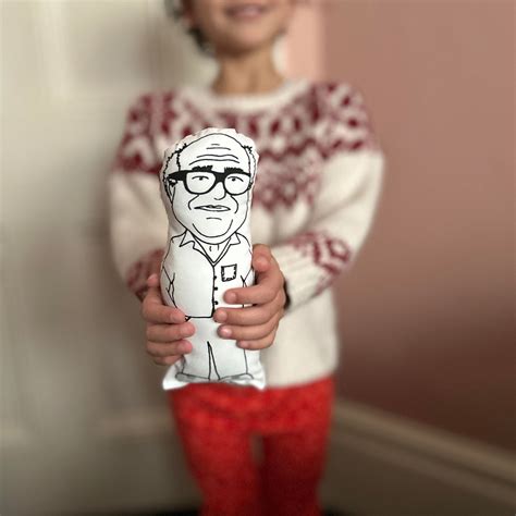 Danny Devito Screen Printed Cushion Doll Moo Like A Monkey