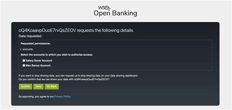 Scope Based Consent Flow Wso2 Open Banking Accelerator Documentation