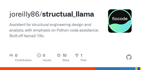 Github Joreilly86structualllama Assistant For Structural