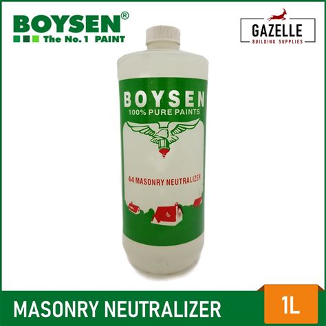 Boysen Masonry Neutralizer Cement Neutralizer 1l Shopee Philippines