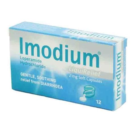 Imodium Liquirelief 2mg 12 Soft Caps Mountmellick Local Pharmacy